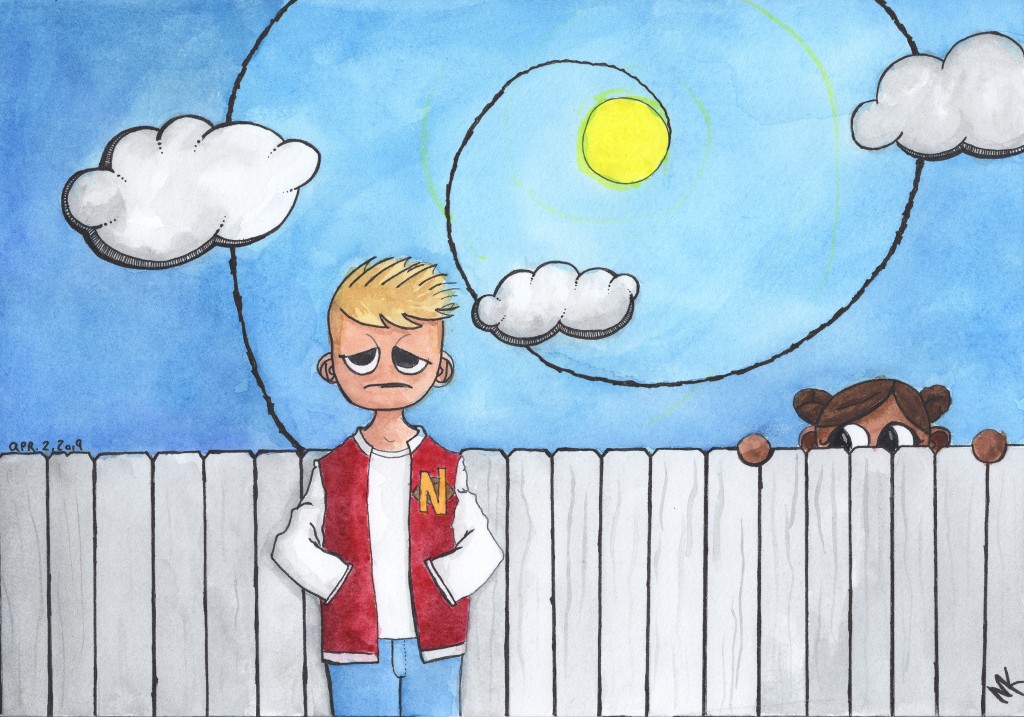 Shy drawing by Matthew Konicki | Doodle Addicts