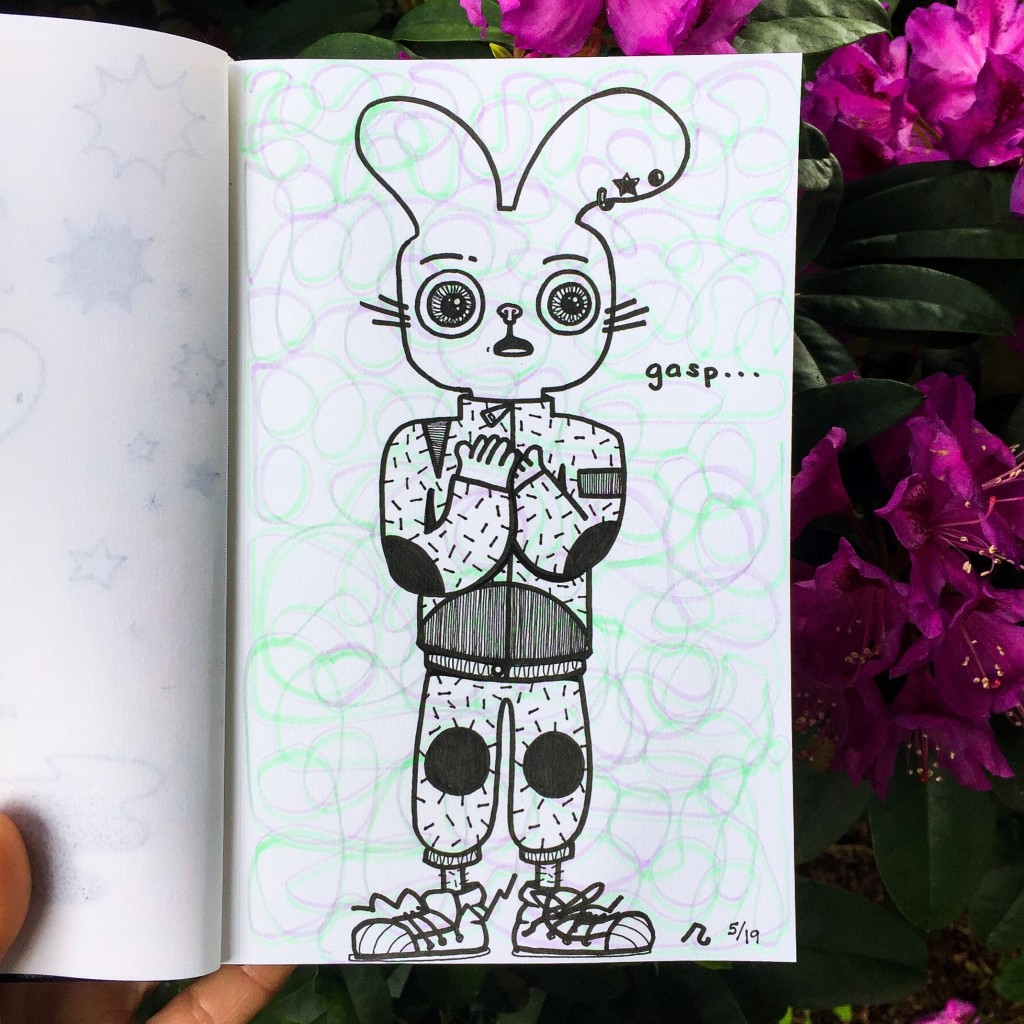 gasp. . . drawing by Mary Ruth Butterworth | Doodle Addicts