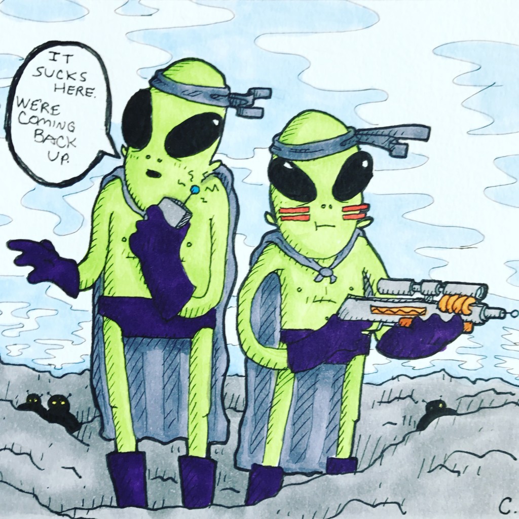 Visitors drawing by Charlie Haggard | Doodle Addicts