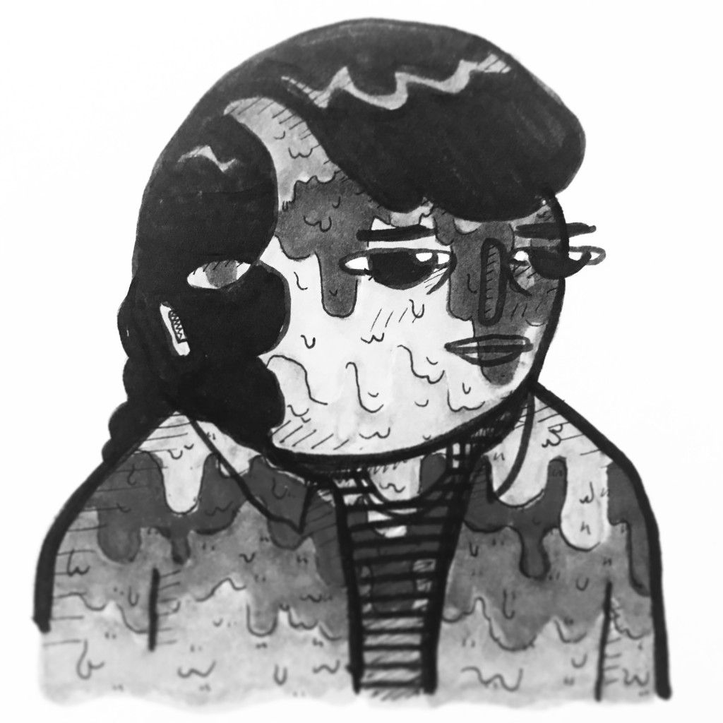 Slimy drawing by Charlie Haggard | Doodle Addicts