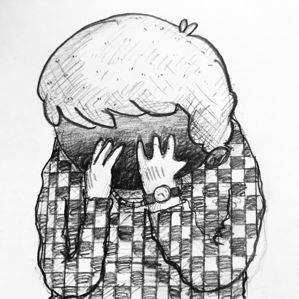 My hole face drawing by Charlie Haggard | Doodle Addicts