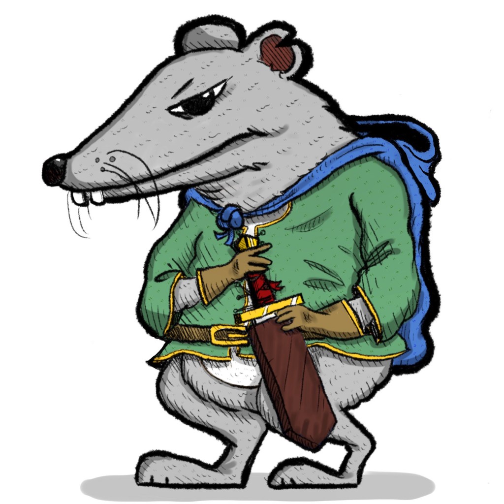 Mouse hunt drawing by Charlie Haggard | Doodle Addicts