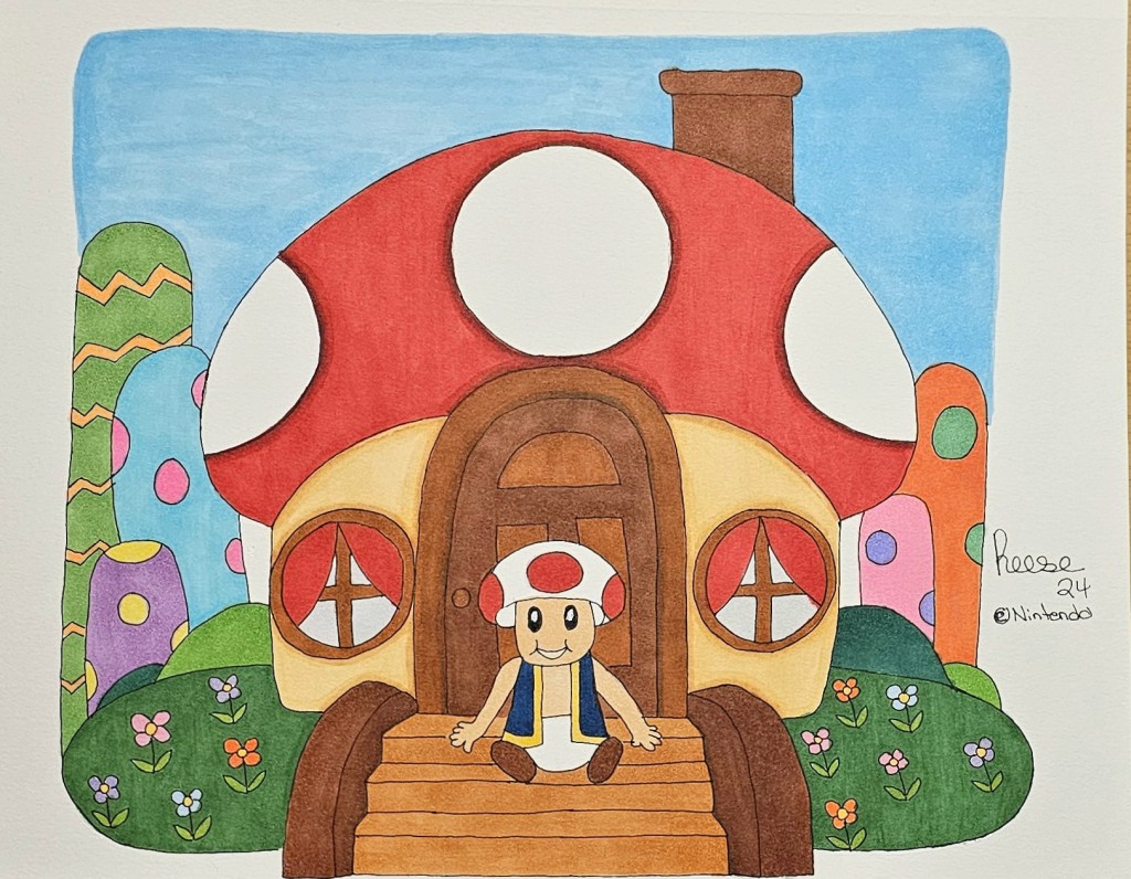 Toads' House drawing by Chariss Williams | Doodle Addicts