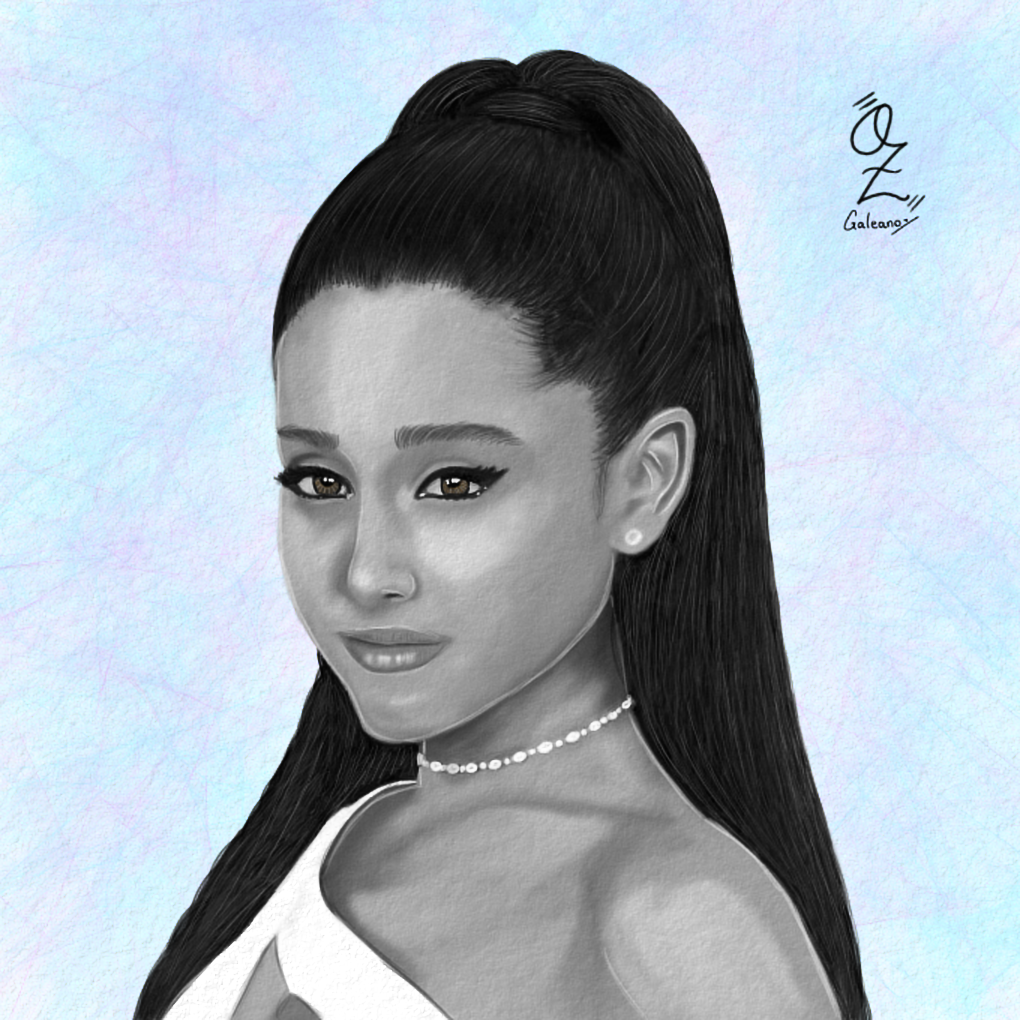Ariana Grande drawing by Oscar | Doodle Addicts
