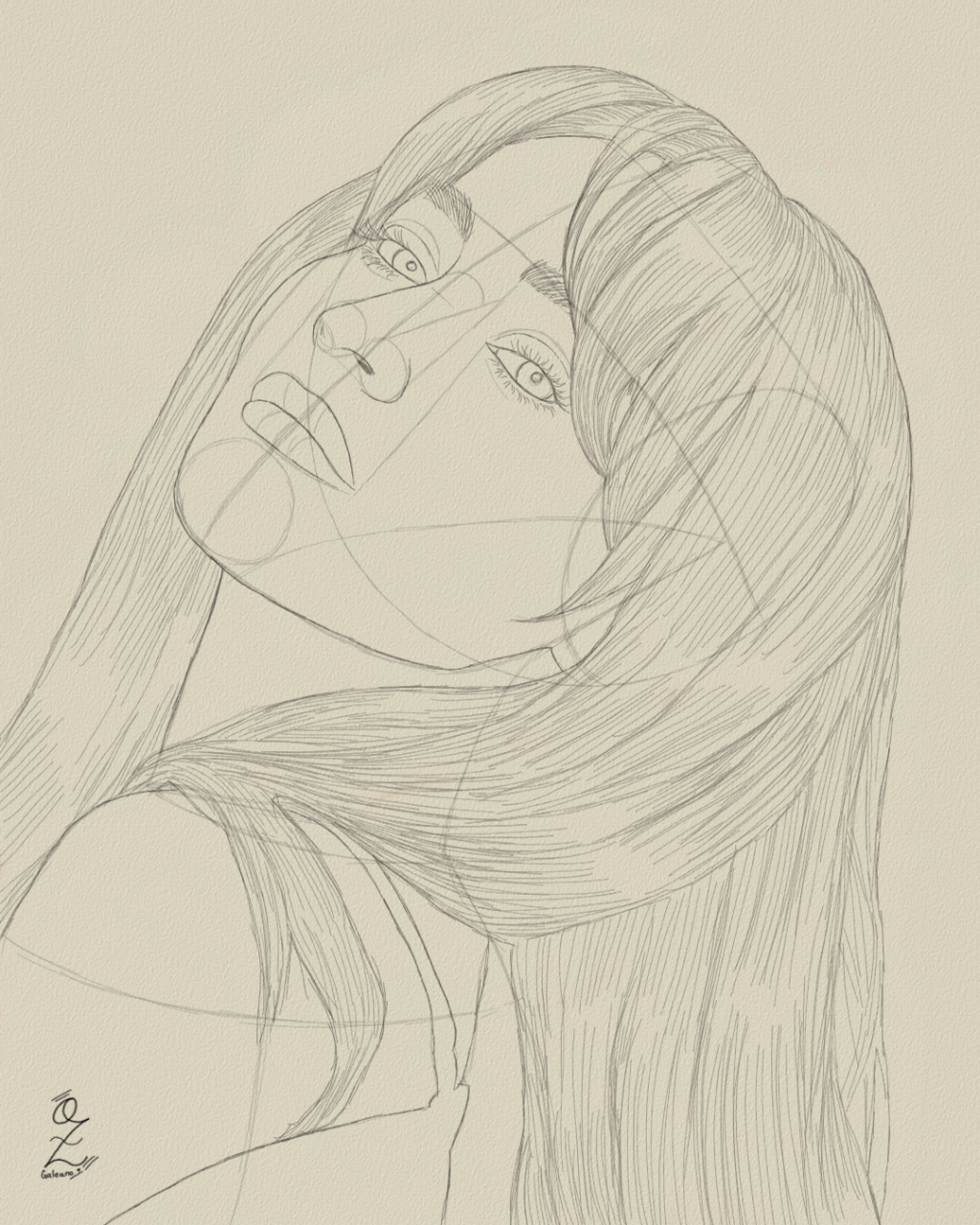 Sabrina Carpenter Drawing Sketch Study drawing by Oscar | Doodle Addicts