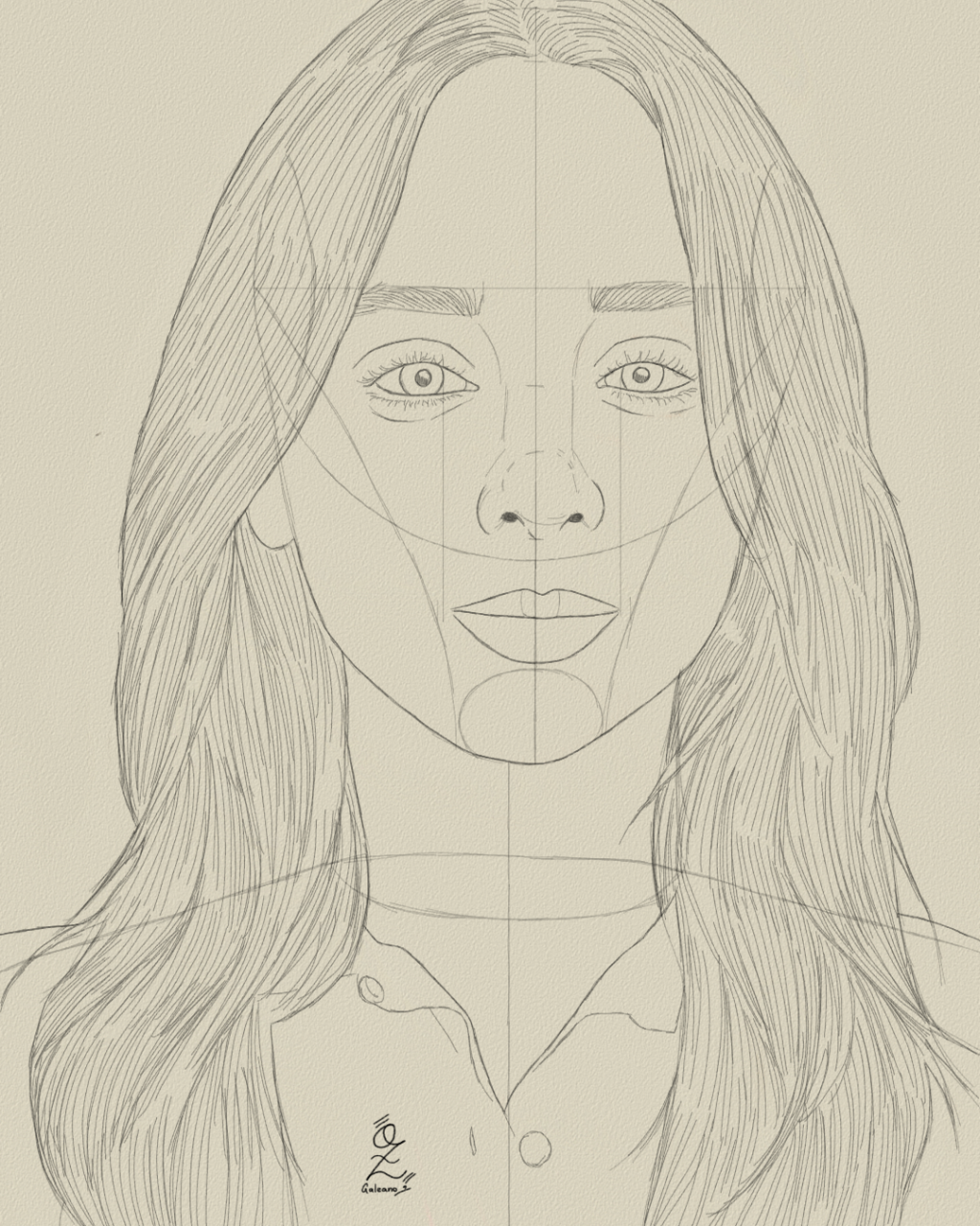 Anna Lore Drawing Sketch Study by Oz Galeano drawing by Oscar | Doodle ...