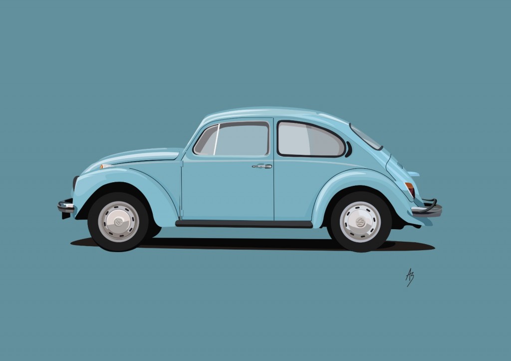 Vw Bug Drawing