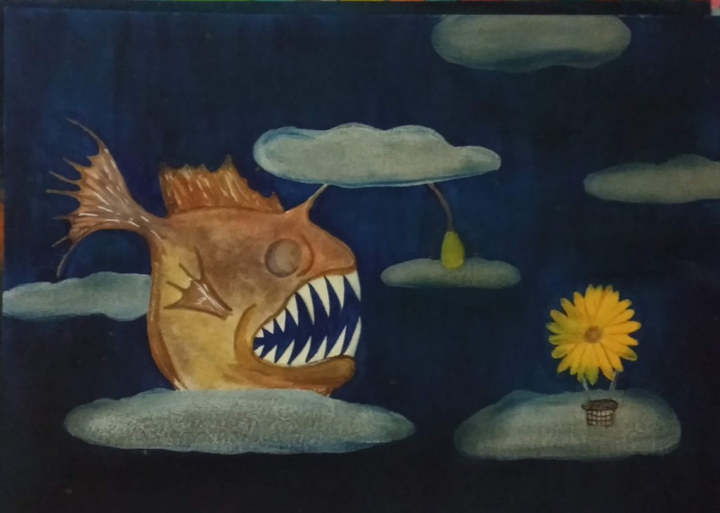 Sky and Sea drawing by Amanda de Vries | Doodle Addicts