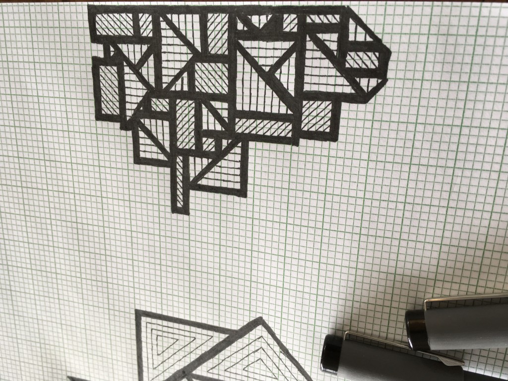 Lines drawing by Amanda de Vries | Doodle Addicts