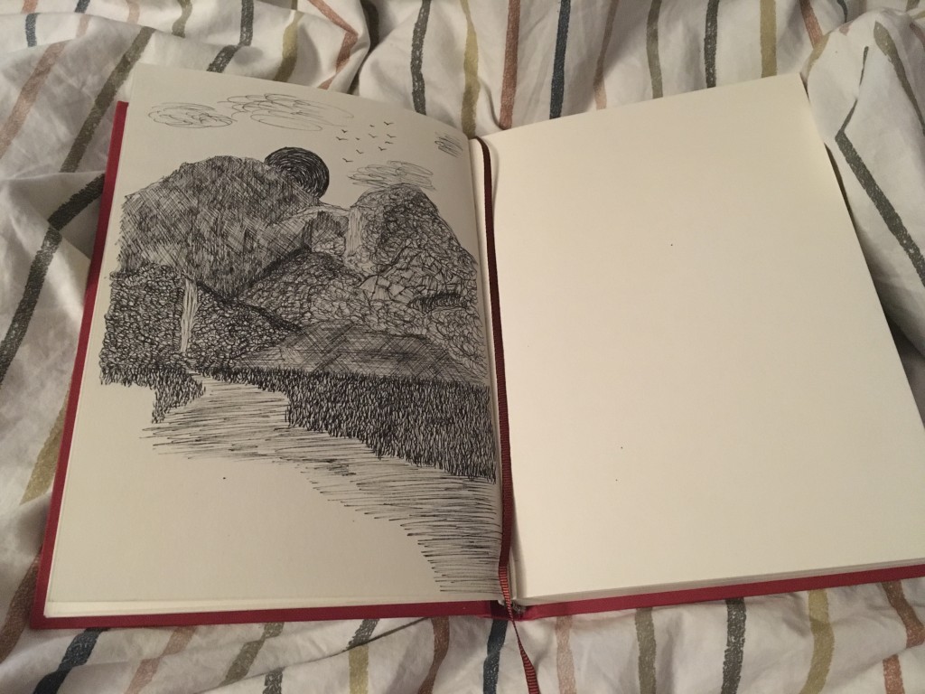 Ranges drawing by Amanda de Vries | Doodle Addicts