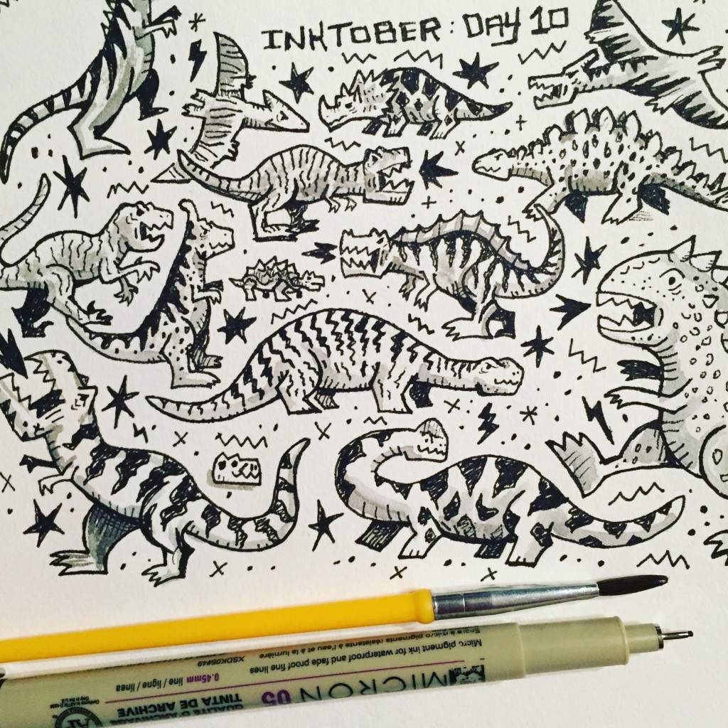 Inktober Day 10 - Pattern drawing by Richard Koehler | Doodle Addicts