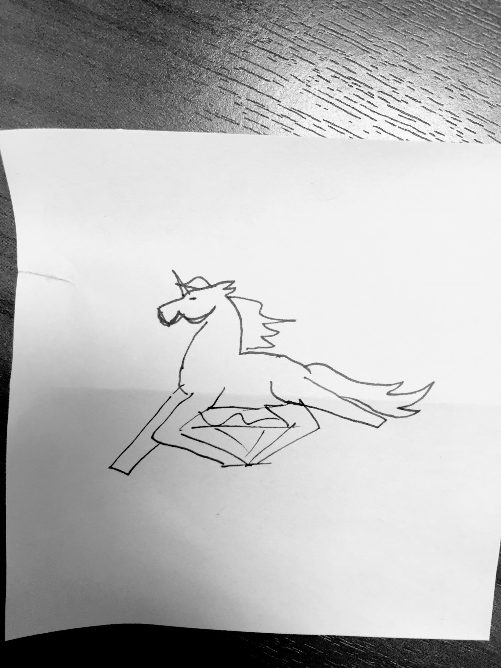 Unicorn logo & doodle drawing by Richard Koehler | Doodle Addicts