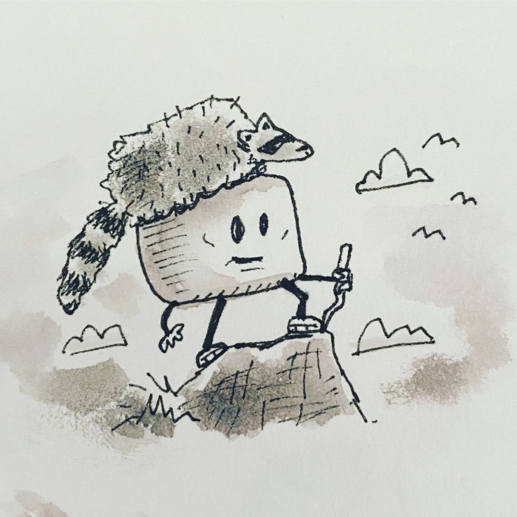 Marshmallow Explorer drawing by Richard Koehler | Doodle Addicts