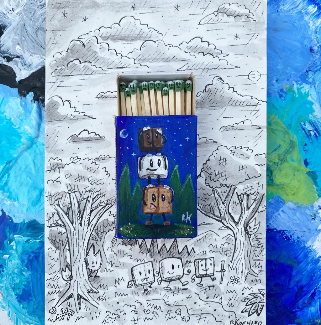 Matchbox Art drawing by Richard Koehler | Doodle Addicts