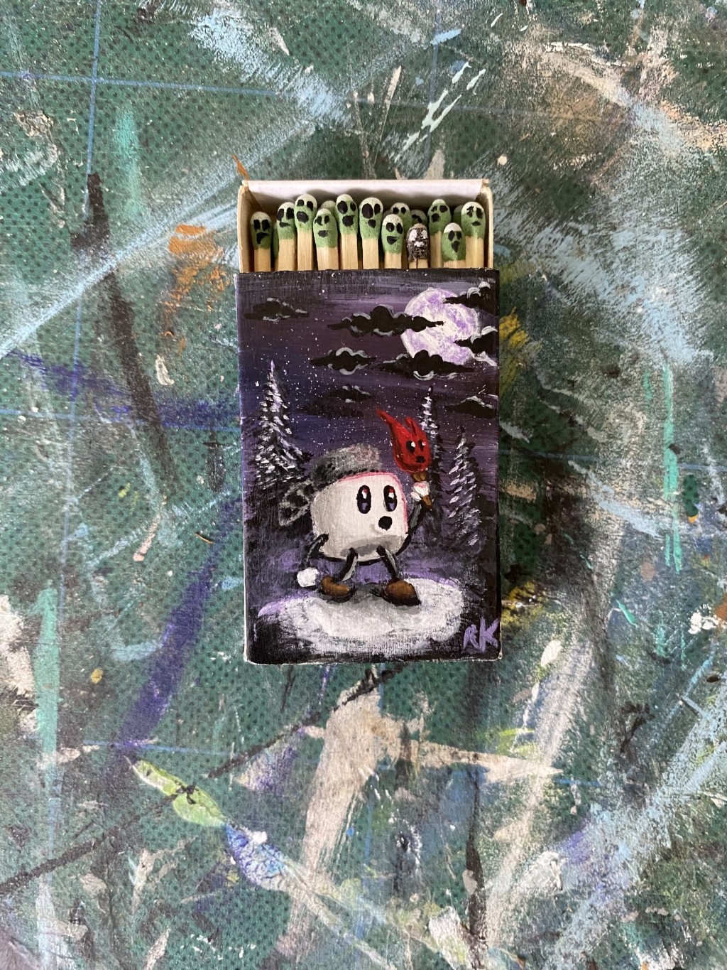 More matchbox paintings drawing by Richard Koehler | Doodle Addicts