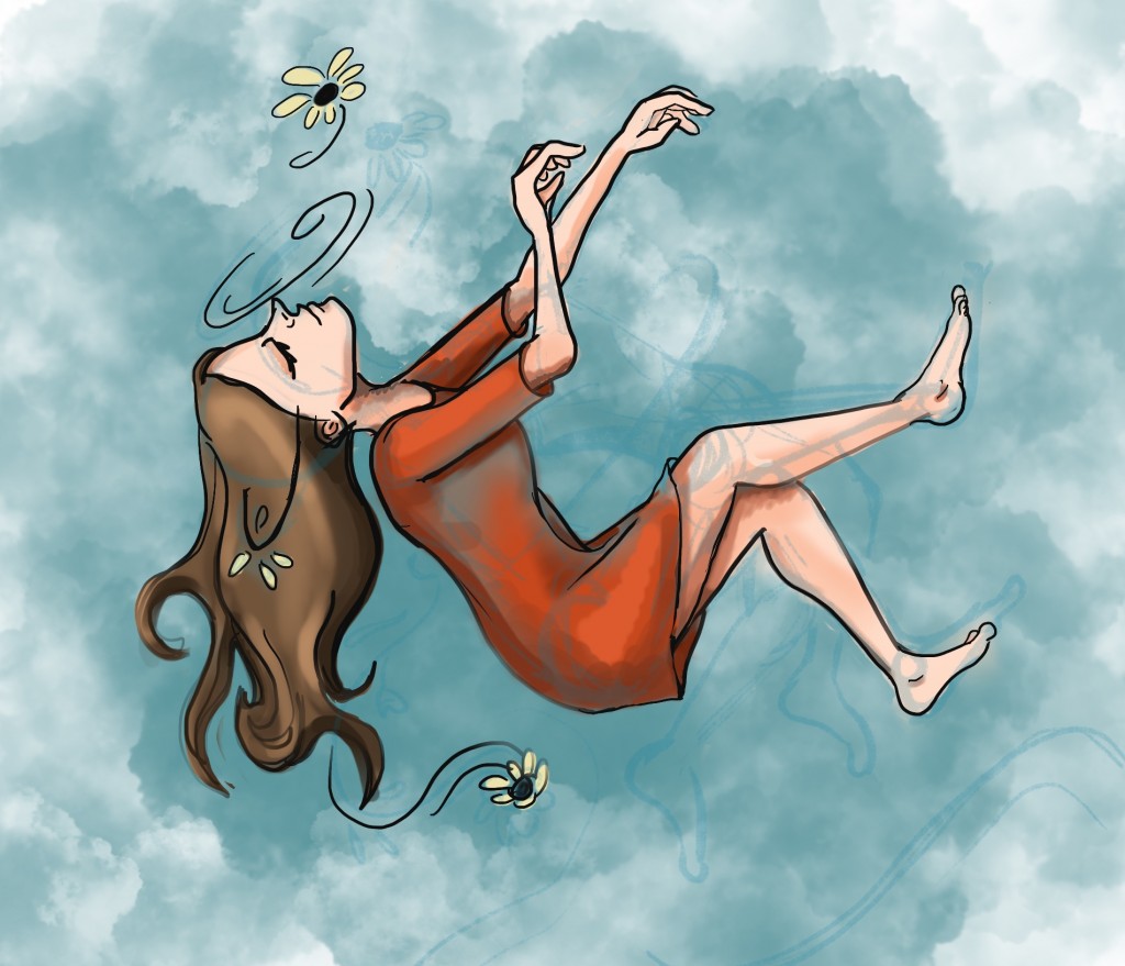 Falling in love drawing by Laura Goodman | Doodle Addicts