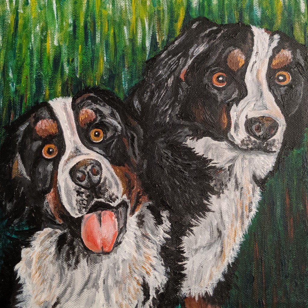 Berner Brothers drawing by Emily Peterson | Doodle Addicts