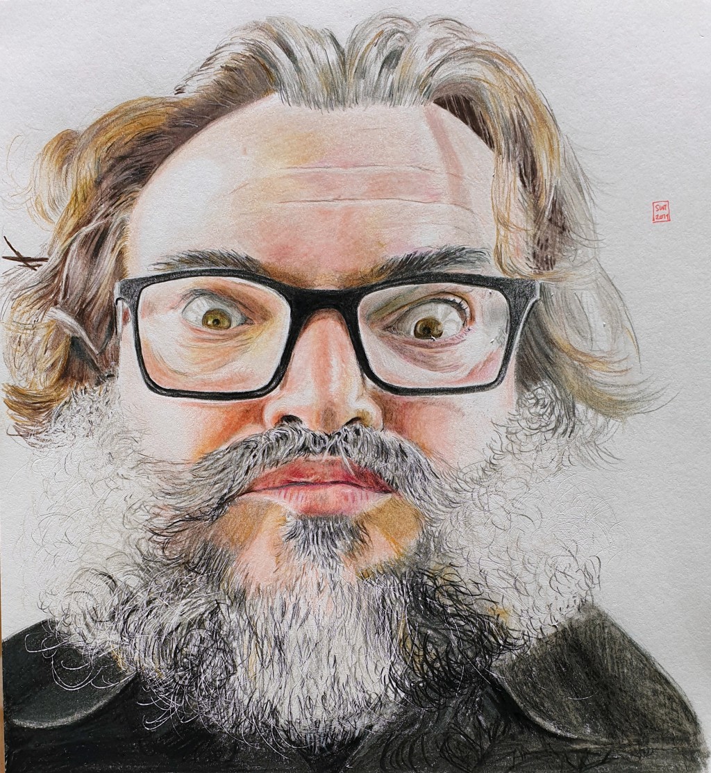 Jack Black drawing by Suzy Walker-Toye | Doodle Addicts