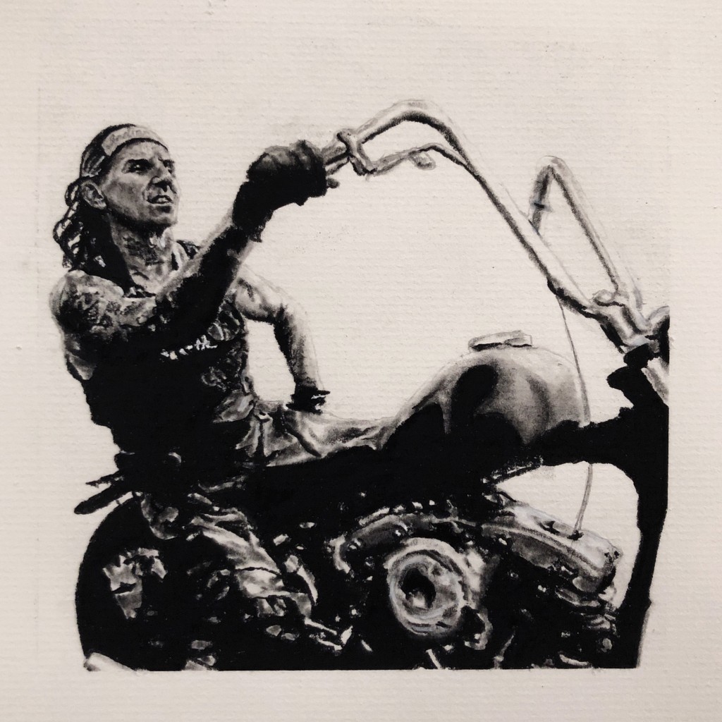 Indian Larry drawing by Wayne Laffitte | Doodle Addicts