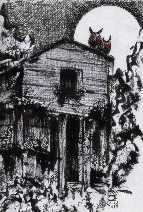 Silent night drawing by Sylwia J-D | Doodle Addicts