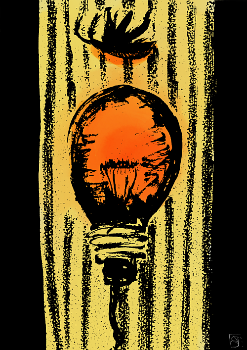 Illumination drawing by Sylwia J-D | Doodle Addicts