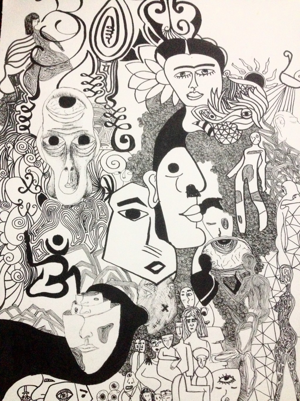 third eye drawing by sandra maher | Doodle Addicts