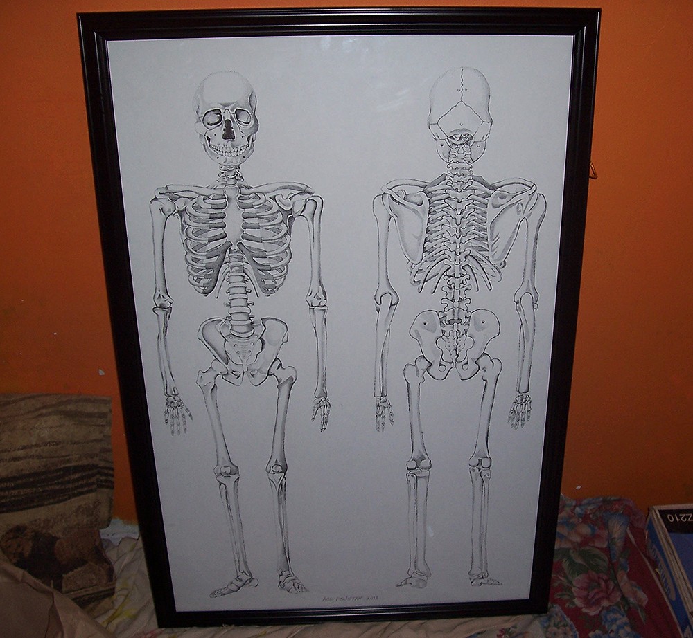 Bones drawing by Jason Cabuquit Polintan | Doodle Addicts