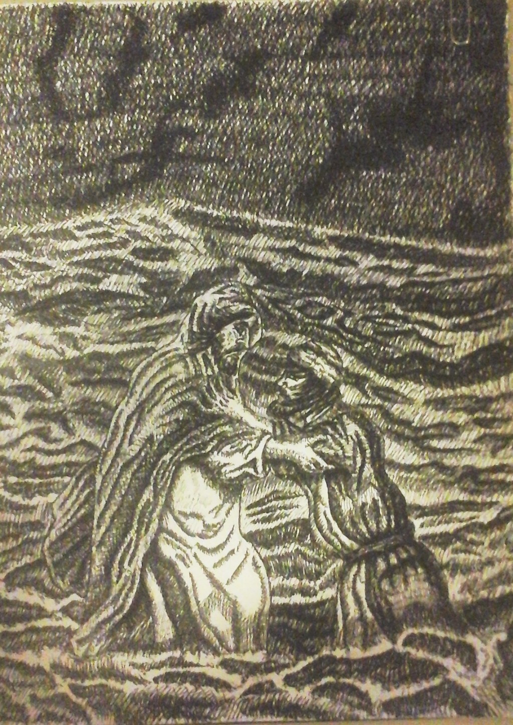 Jesus And Peter On The Water Drawing By Stephen Doodle Addicts Jesus And Peter On The Water Drawing By Stephen Doodle Addicts