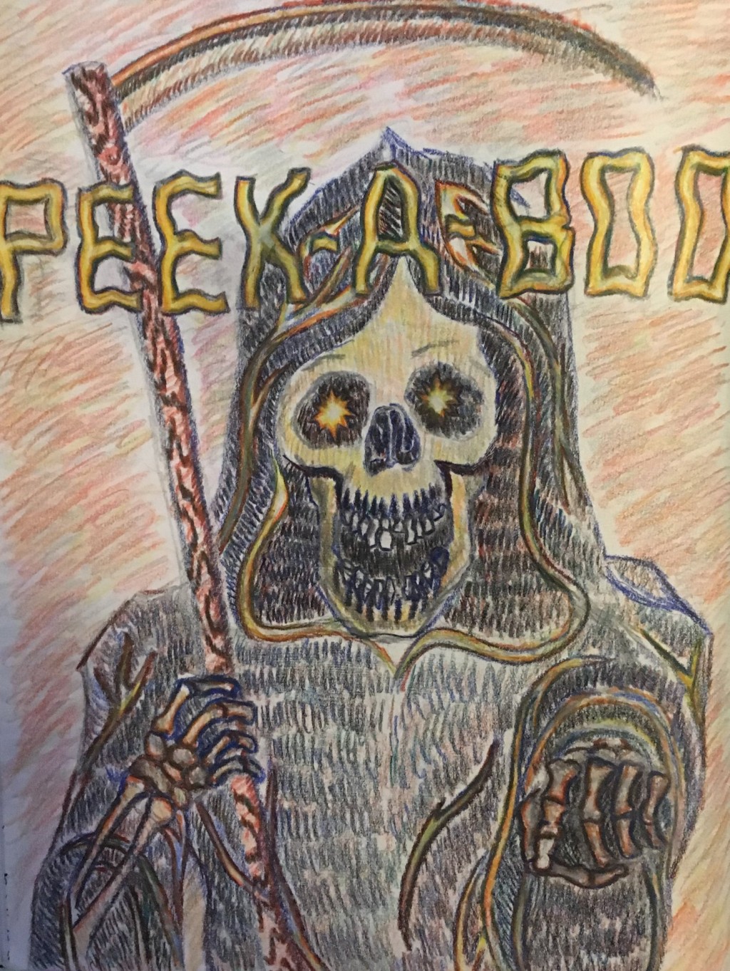 Unexpected Visitor drawing by Stephen | Doodle Addicts