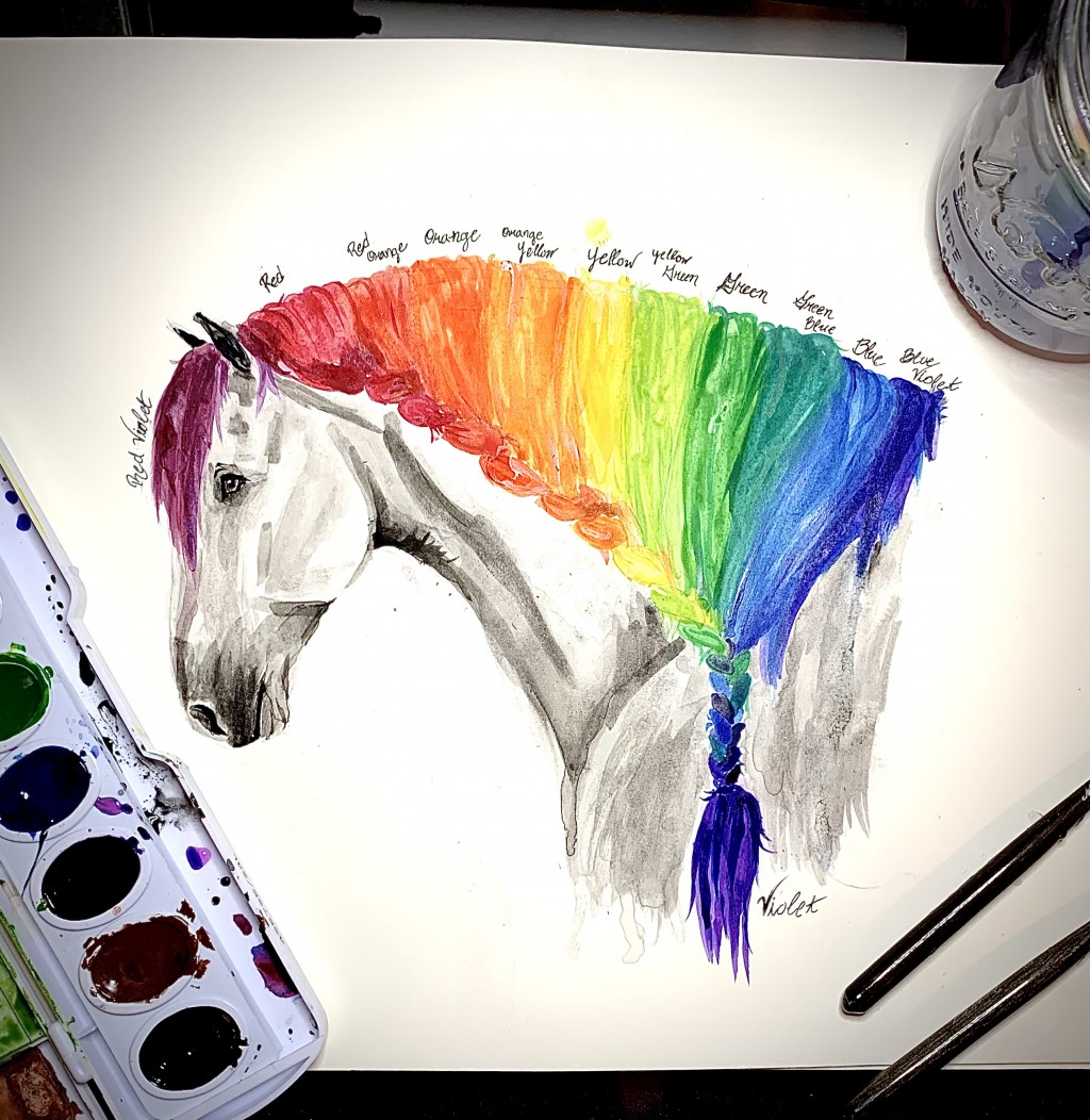 Creative Color Wheel drawing by B Wolf | Doodle Addicts
