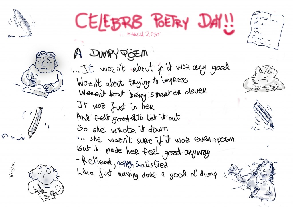 A Dumpy Poem drawing by David Meehan | Doodle Addicts