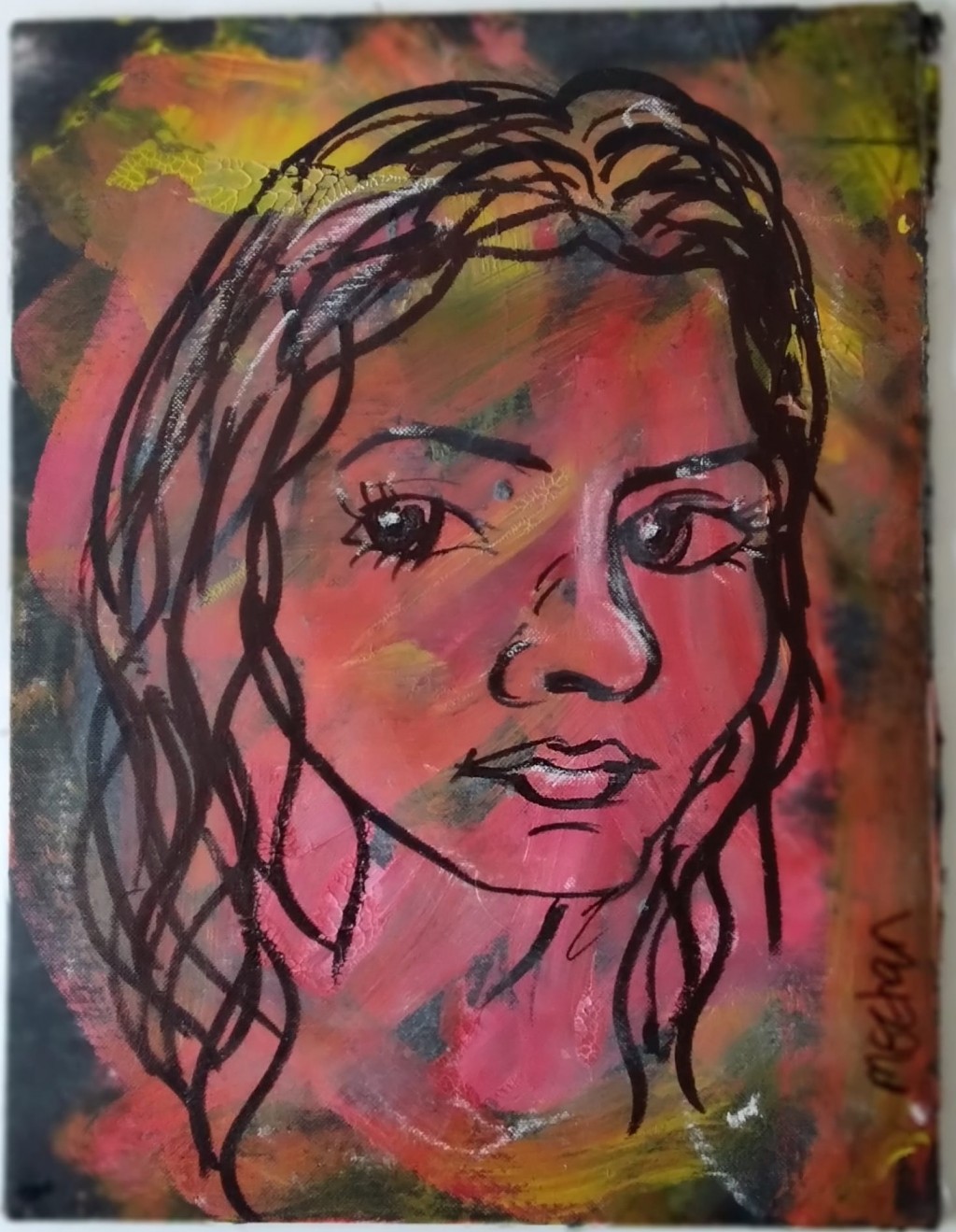 Drawing FACEs 15€ drawing by David Meehan | Doodle Addicts
