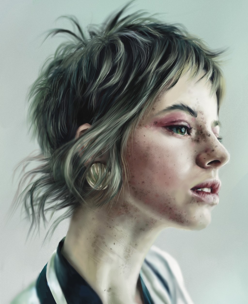 Portrait drawing by Bożena Kwon | Doodle Addicts