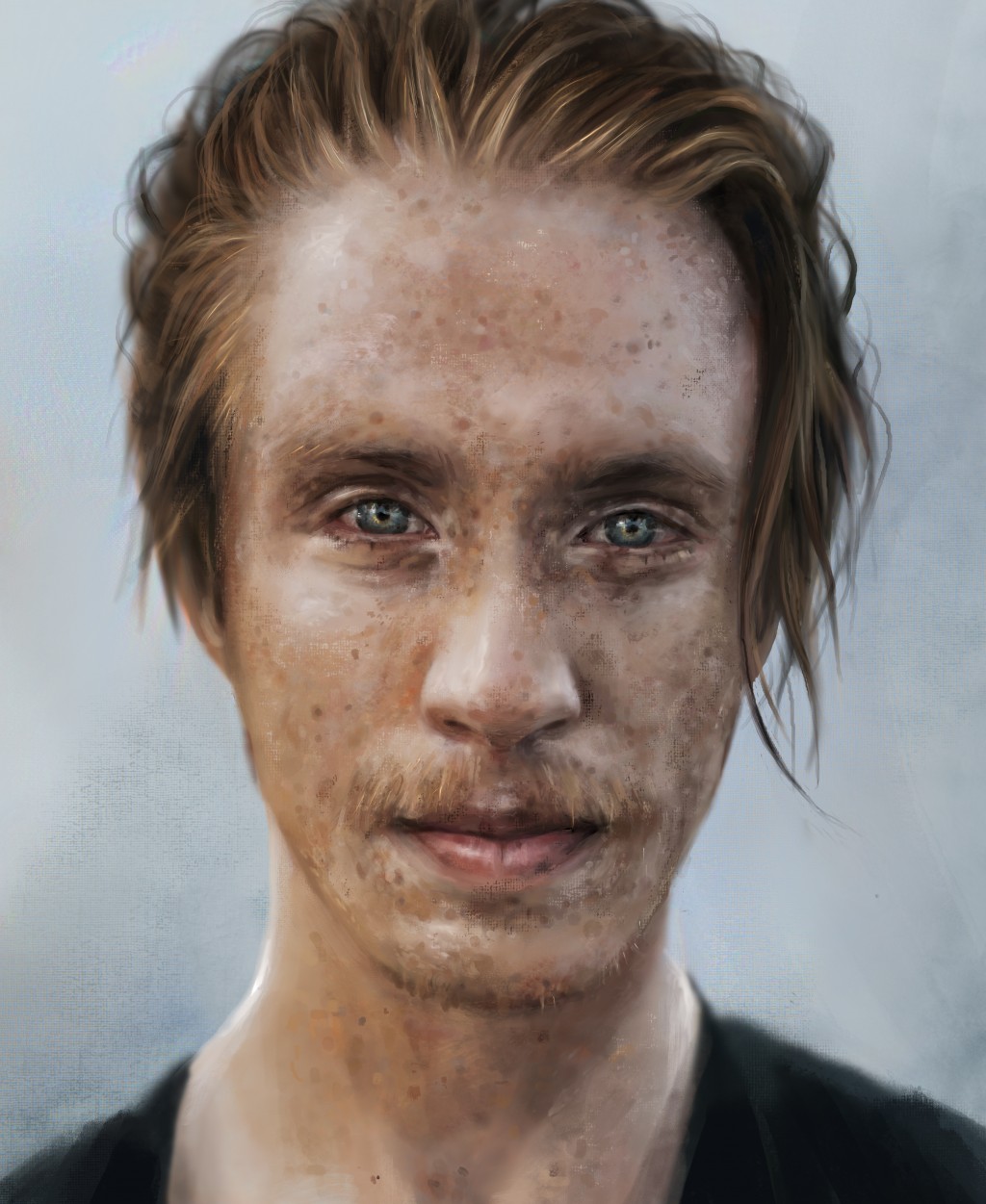 Freckles drawing by Bożena Kwon | Doodle Addicts