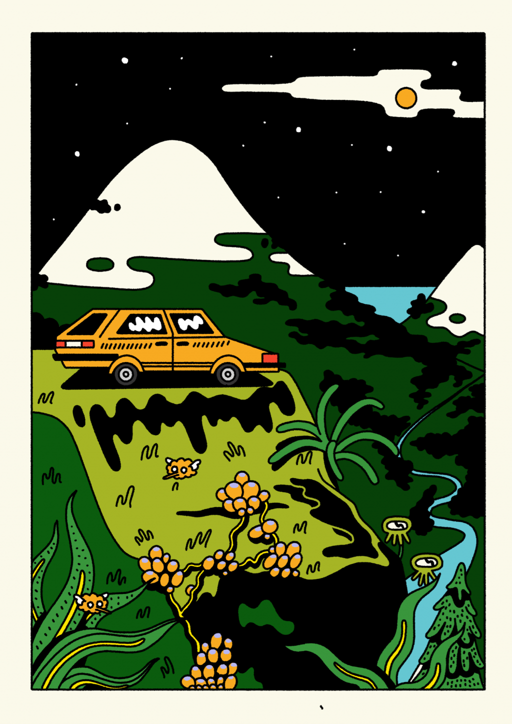 Scenic Route drawing by Elle Duffey | Doodle Addicts