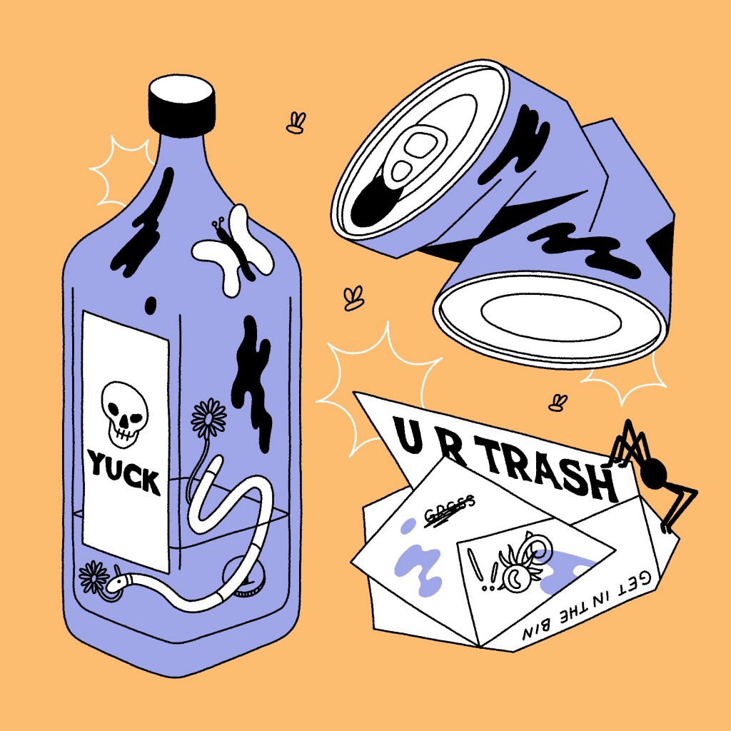Yuck drawing by Elle Duffey | Doodle Addicts