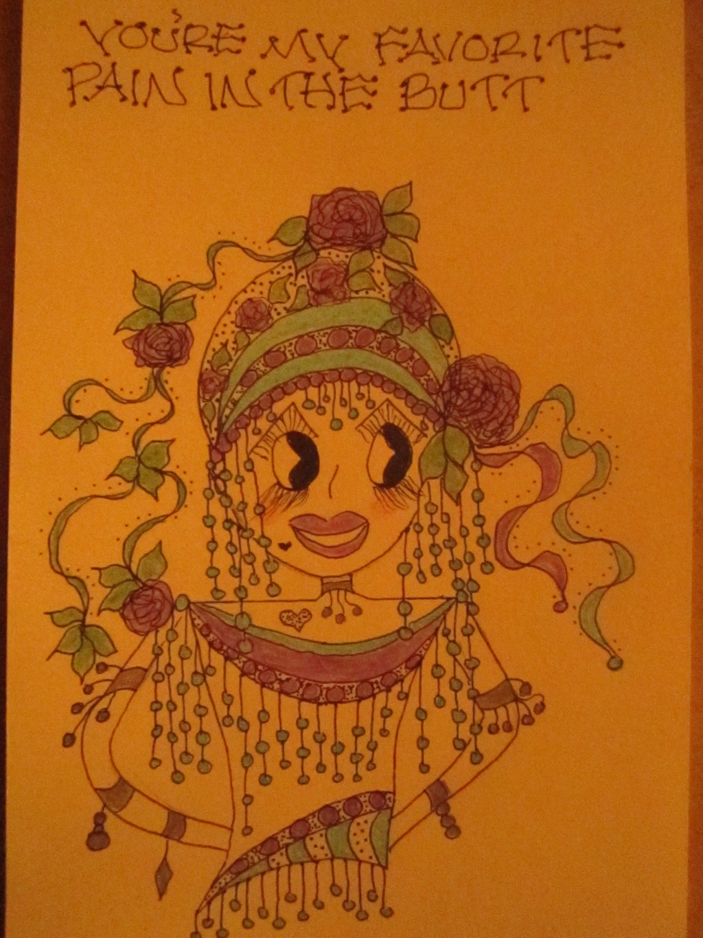 MY 'FAVE' drawing by KAYE J. FOSTER | Doodle Addicts