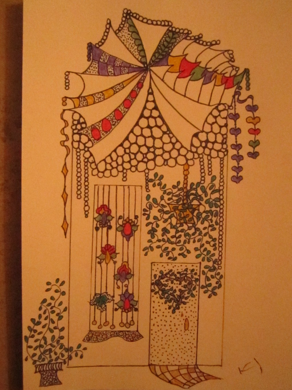 SHE SHED? drawing by KAYE J. FOSTER | Doodle Addicts