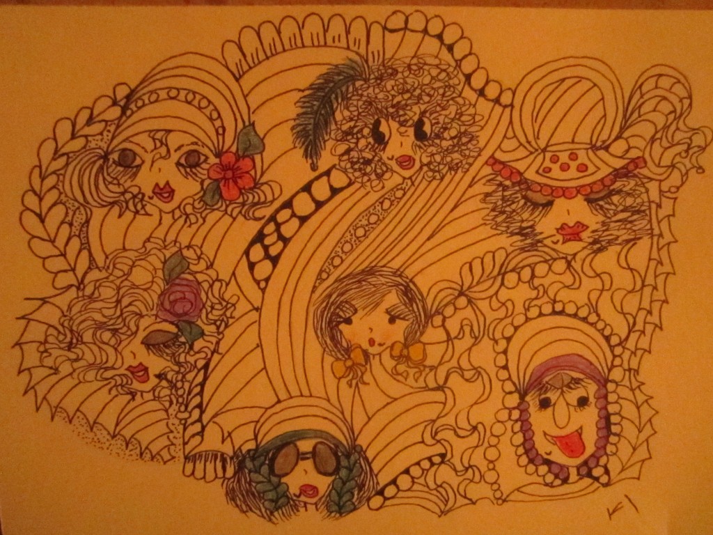 ENTANGLED IN ZENTANGLES drawing by KAYE J. FOSTER | Doodle Addicts