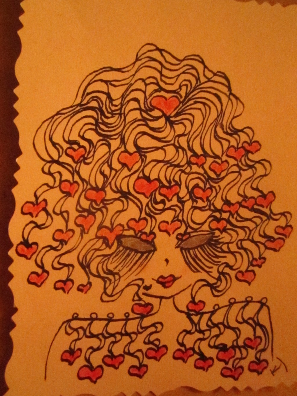 HAPPY VALENTINES DAY, PEEPS drawing by KAYE J. FOSTER | Doodle Addicts