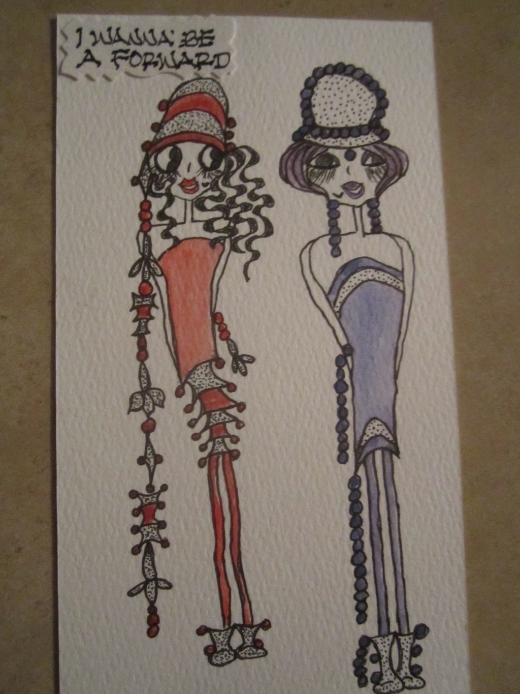 WNBA drawing by KAYE J. FOSTER | Doodle Addicts