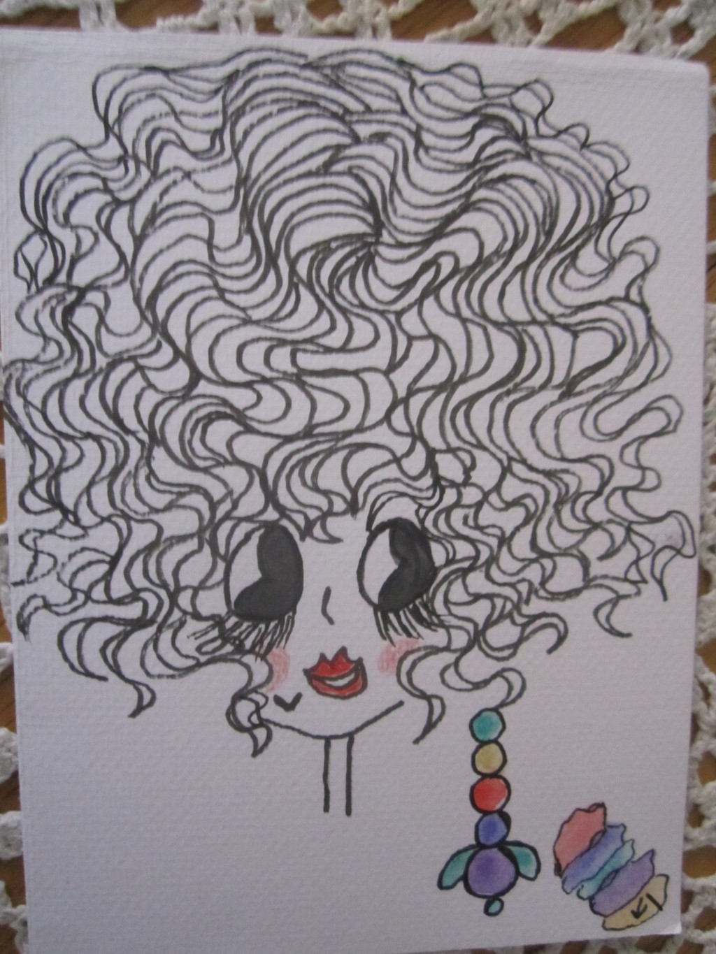 'WONDERING' drawing by KAYE J. FOSTER | Doodle Addicts