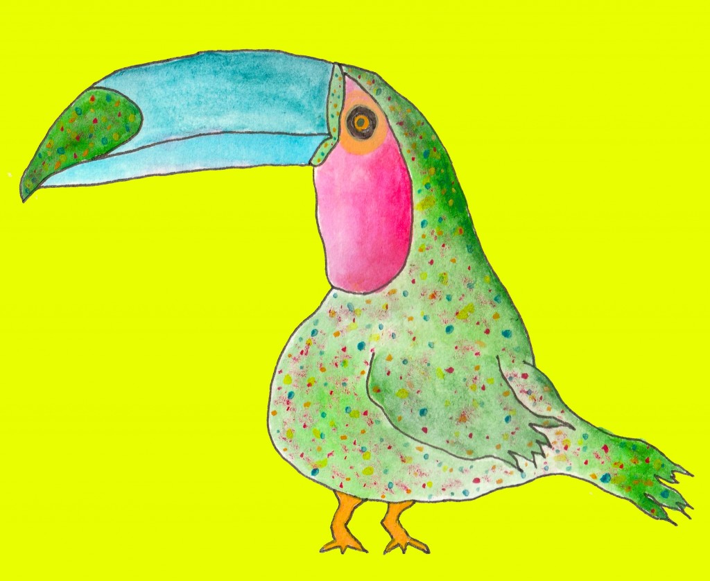 Toucan drawing by Jeff Syrop | Doodle Addicts