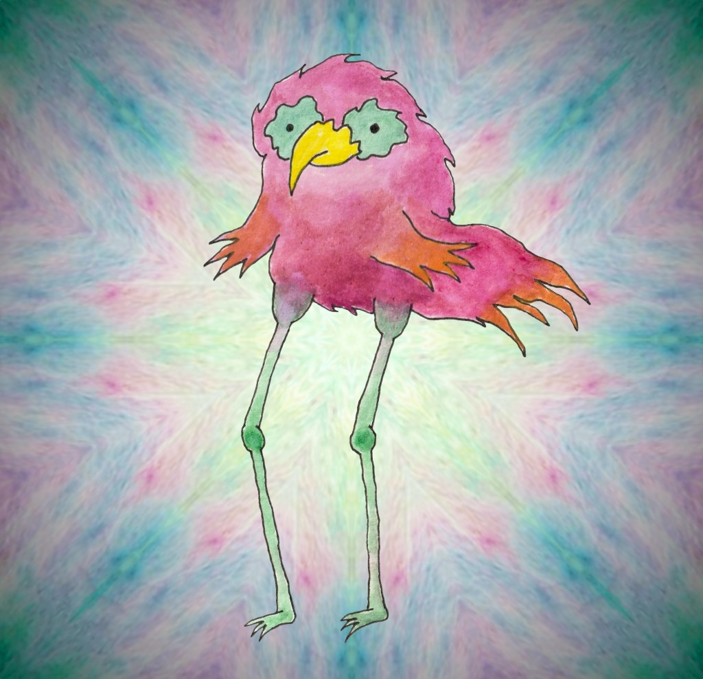 Tall Bird drawing by Jeff Syrop | Doodle Addicts