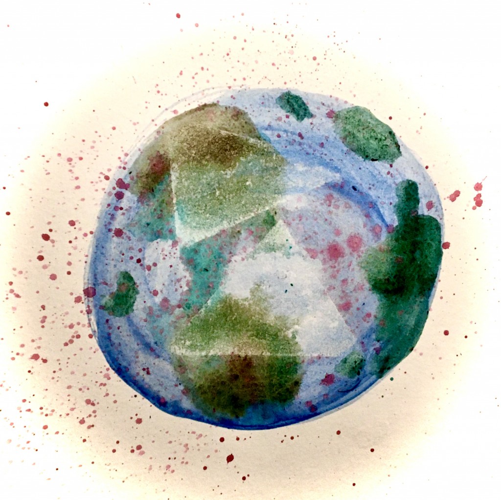 Alien Imprinted Humanless World drawing by Jeff Syrop | Doodle Addicts