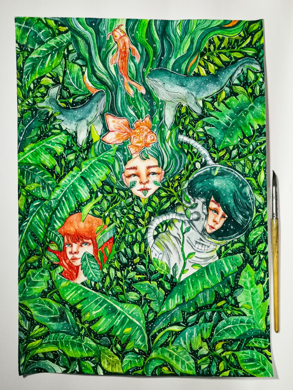 Stepping Out drawing by Jeanne Rose Gomez | Doodle Addicts