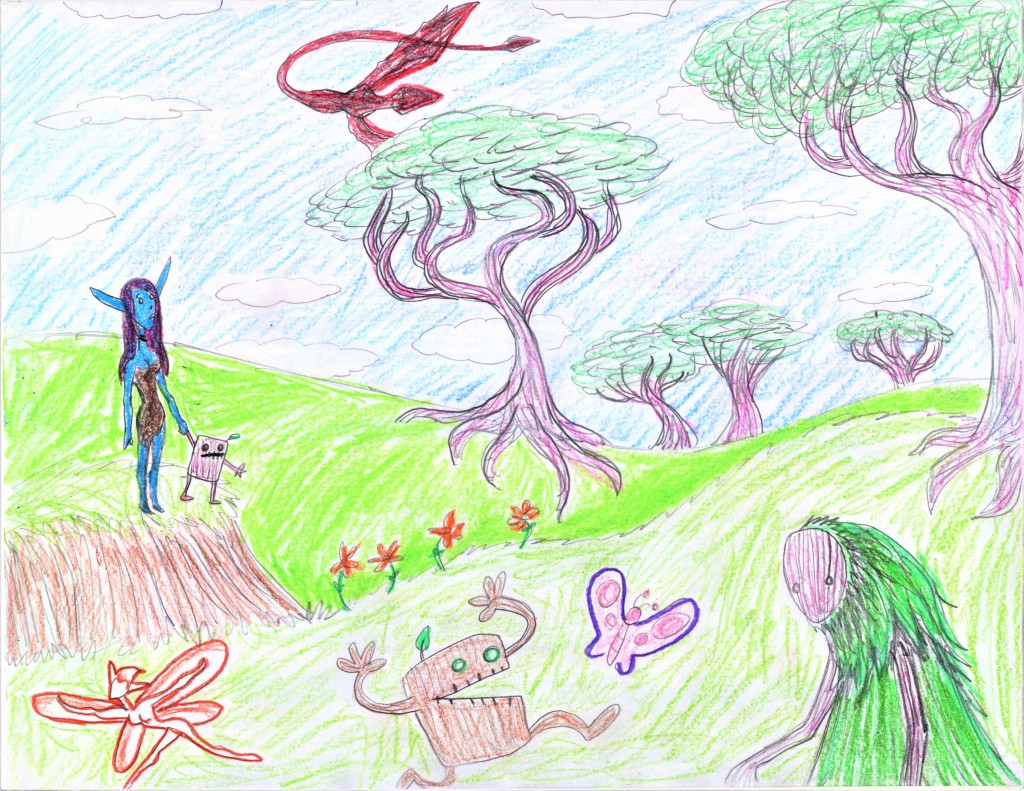 fae lands drawing by Josh Gee | Doodle Addicts