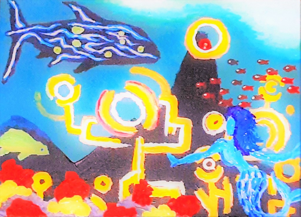 Atlantis in the night drawing by Josh Gee | Doodle Addicts