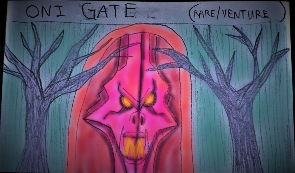 Oni Gate drawing by Josh Gee | Doodle Addicts