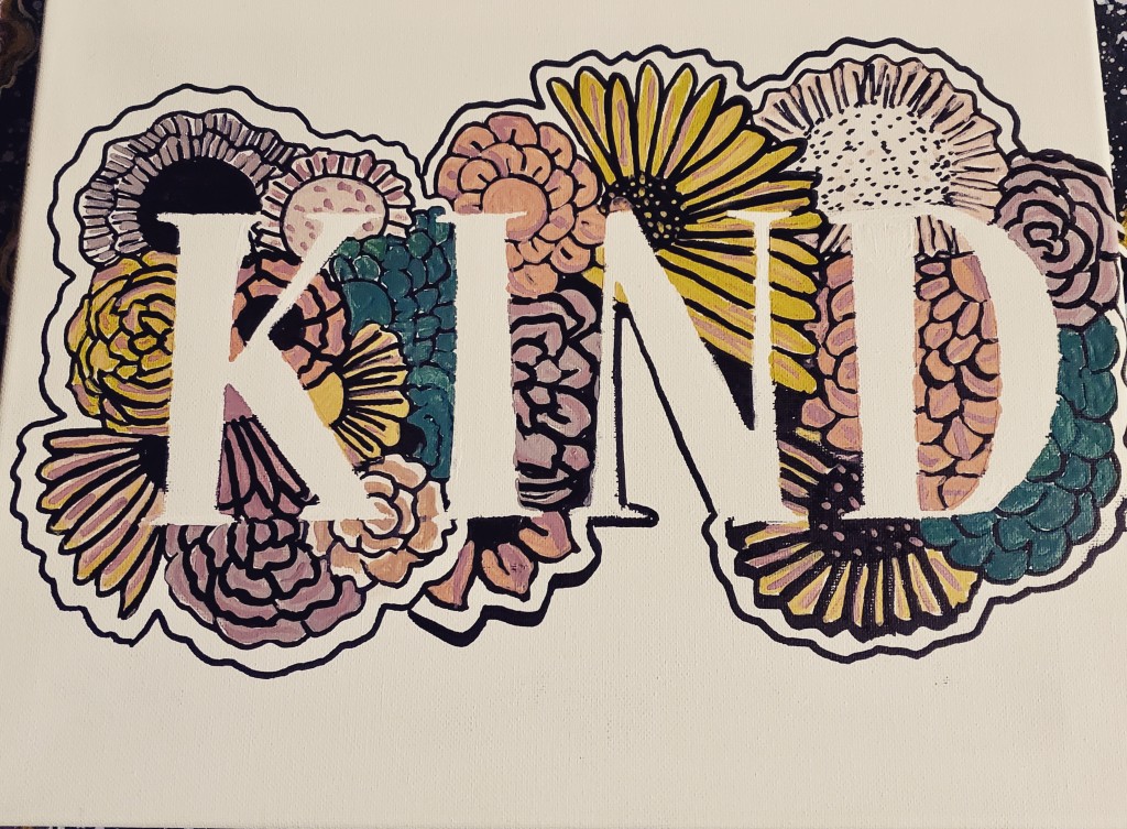 Be kind drawing by Michy | Doodle Addicts